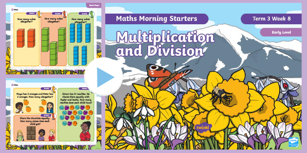 Maths Morning Starters Early Level Term 3 Week 8 PowerPoint