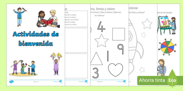 Hojas De Trabajo De Clase