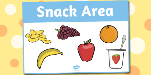 Snack Area Sign - area, sign, area sign, snack, snack area