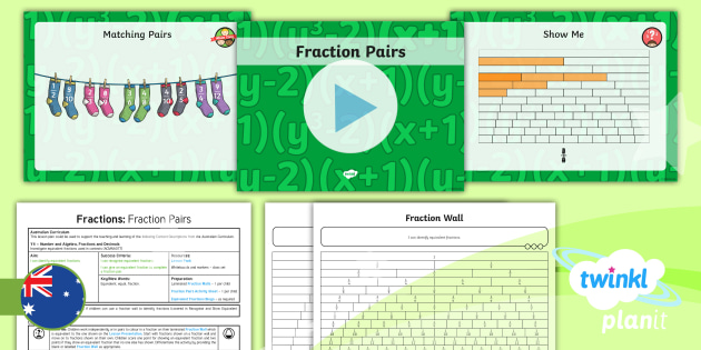 Year 4 Number and Algebra: Fractions and Decimals: Recognise and Show