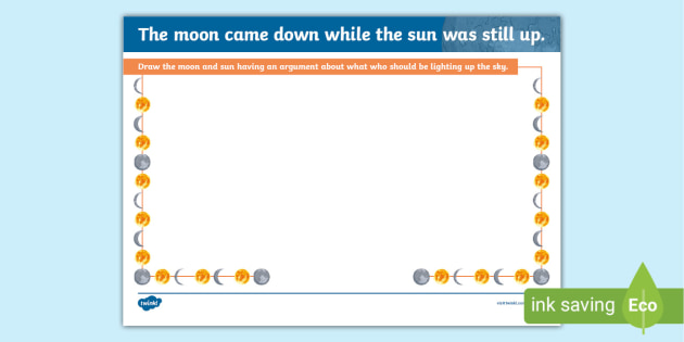 FREE! - Moon Drawing Prompt (Teacher-Made)