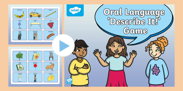 Oral Language 'Describe It!' Game (teacher made)