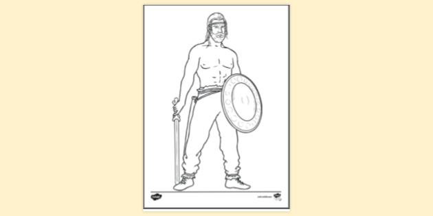 FREE! - Fionn Shield Colouring Sheet | Colouring Sheets
