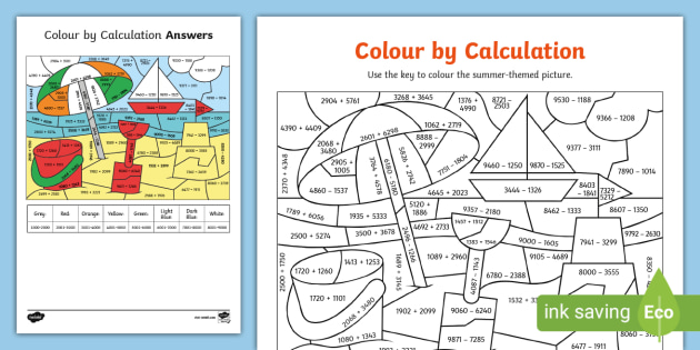 Calculations Worksheets Ks2