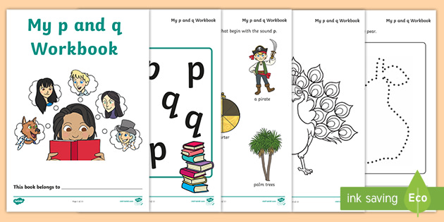 My 'p' and 'q' Workbook (Teacher-Made)