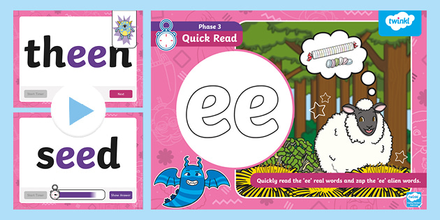 ee Vowel - Primary Resources (teacher made)