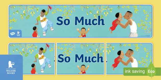 FREE! - So Much: Display Banner - Primary Teaching Resources - KS1