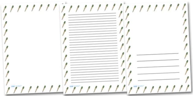 FREE! - German Hand Grenade Portrait Page Borders- Portrait Page Borders