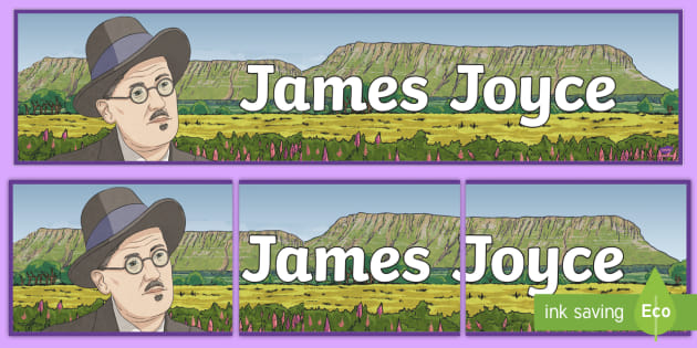 James Joyce Display Banner (teacher made)