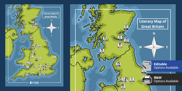 Literary Map of Britain | KS3 & GCSE English | Beyond