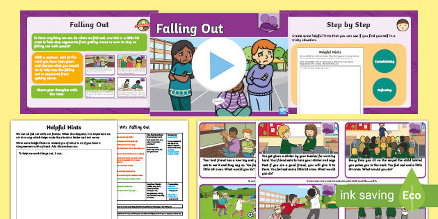 Falling Out Lesson Pack - PSHE and Citizenship - KS1 VIPs