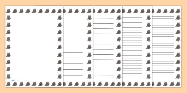 Rat Page Borders (teacher made)
