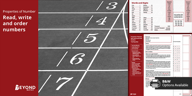 👉 Reading, Writing and Ordering Numbers: Intervention | GCSE
