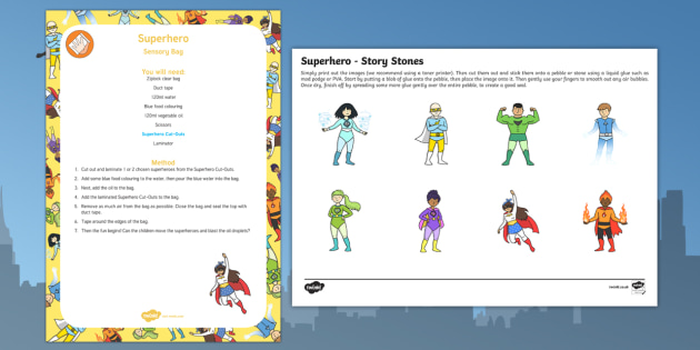 Superhero Sensory Bag