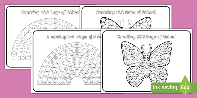 100 Days of School Do a Dot Posters (Teacher-Made)