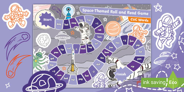 CVC Words Board Games | twinkl.com.au