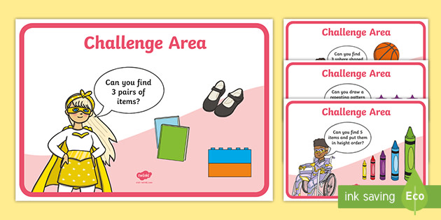 Challenge Area Pack Numeracy Challenges (teacher made)