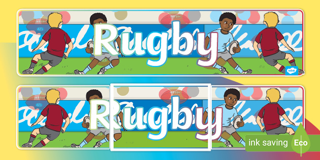 Rugby Display Banner (Teacher-Made)