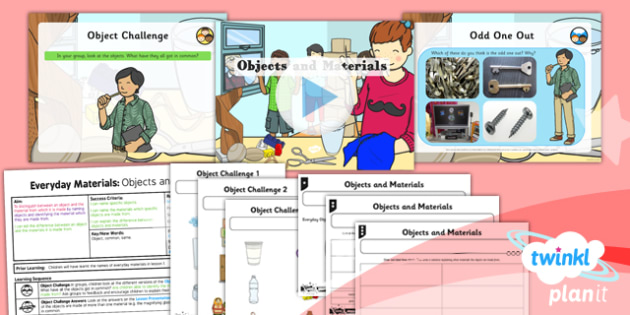 Objects and Materials Year 1 Lesson Pack | Science Resources