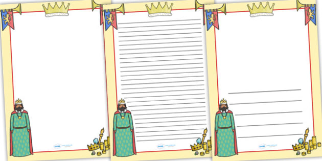 King Themed Page Borders (teacher made)