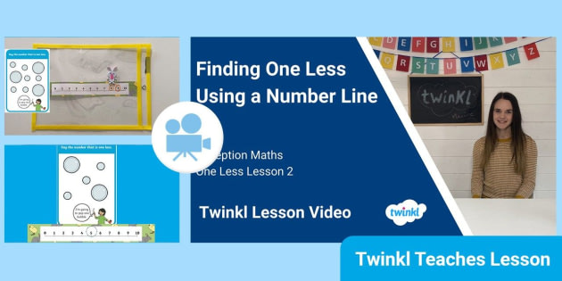 FREE! - 👉 Early Years Maths: One Less Lesson Video 2