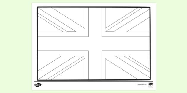 FREE! - Flag Colouring Page | Colouring Sheet (teacher made)