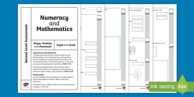 Second Level Numeracy and Mathematics Assessment - Angle and Scale