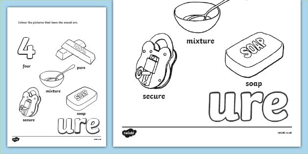 Phase 3 Trigraph Colouring Sheets ure