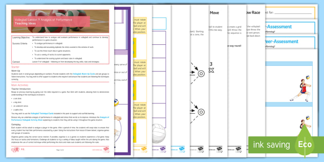 Volleyball Physical Education • Twinkl.com.au