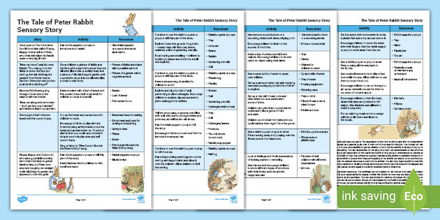 The Tale of Peter Rabbit Sensory Story (teacher made)