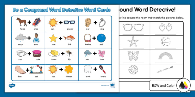 Compound Word Worksheet 2nd Grade Compound Words: Grade 5 Vocabulary