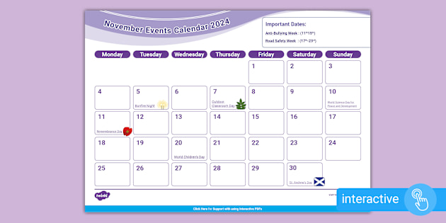 November Plans | twinkl.com.au