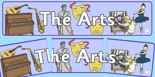 The Arts Display Banner NZ (teacher made)