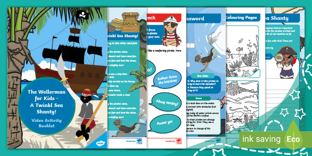 The Wellerman for Kids - A Twinkl Sea Shanty! Video Activity Booklet
