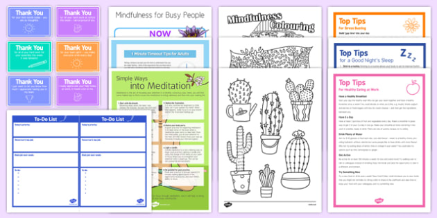 Teacher Wellbeing Ideas Pack – Twinkl Resources