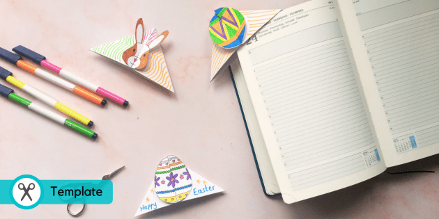 Easter Bookmark Craft | Corner Bookmark Printables