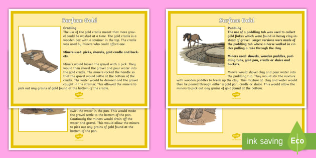 Surface Gold Poster (teacher made)