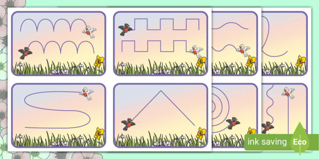 Spring Mark-Making Pattern Cards