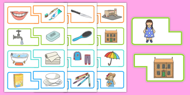 Everyday Activities Matching Game