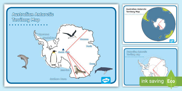 Australian Antarctic Territory Maps | Twinkl Resource