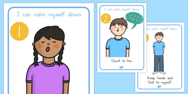 I Can Calm Myself Down Display Posters - usa, america, calm, a4, display