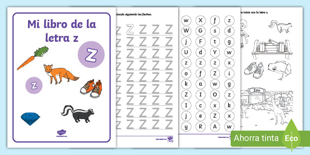 Cuadernillo: La letra Z