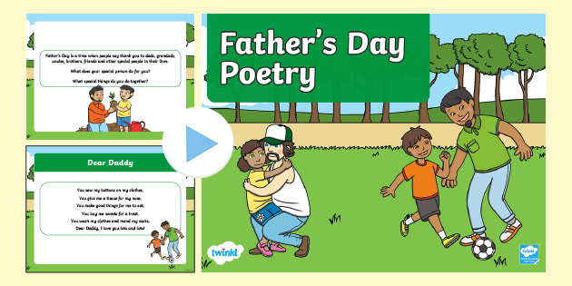 Father's Day Poetry PowerPoint (teacher made)