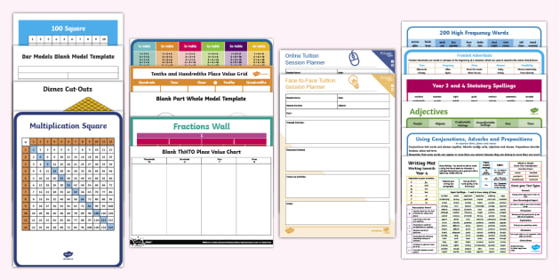 Tutoring Essentials for Year 4 Resource Pack (teacher made)