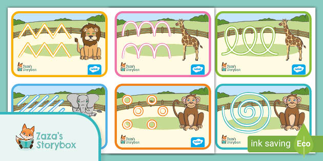 * NEW * Zoo Mark Making Cards
