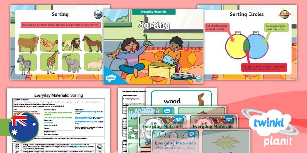 Year 1 Science Everyday Materials Lesson 6 Sorting