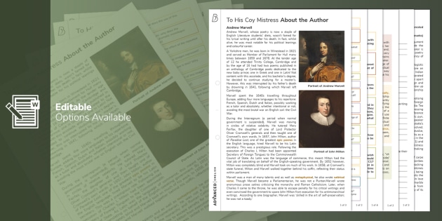 To His Coy Mistress Analysis | A Level Poetry Revision