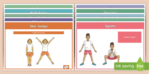 100 Ways to Move Challenges | 100 Days of School | Twinkl