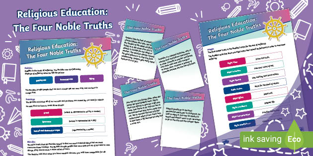 Four Noble Truths Chart