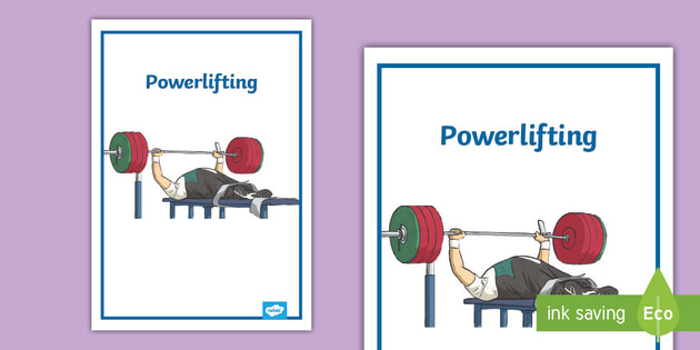 The Paralympics Powerlifting Display Posters (teacher made)